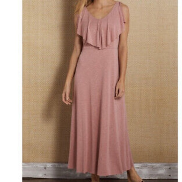 Soft Surroundings | Dresses | Soft Surroundings Rose Pink Rosanna Maxi ...